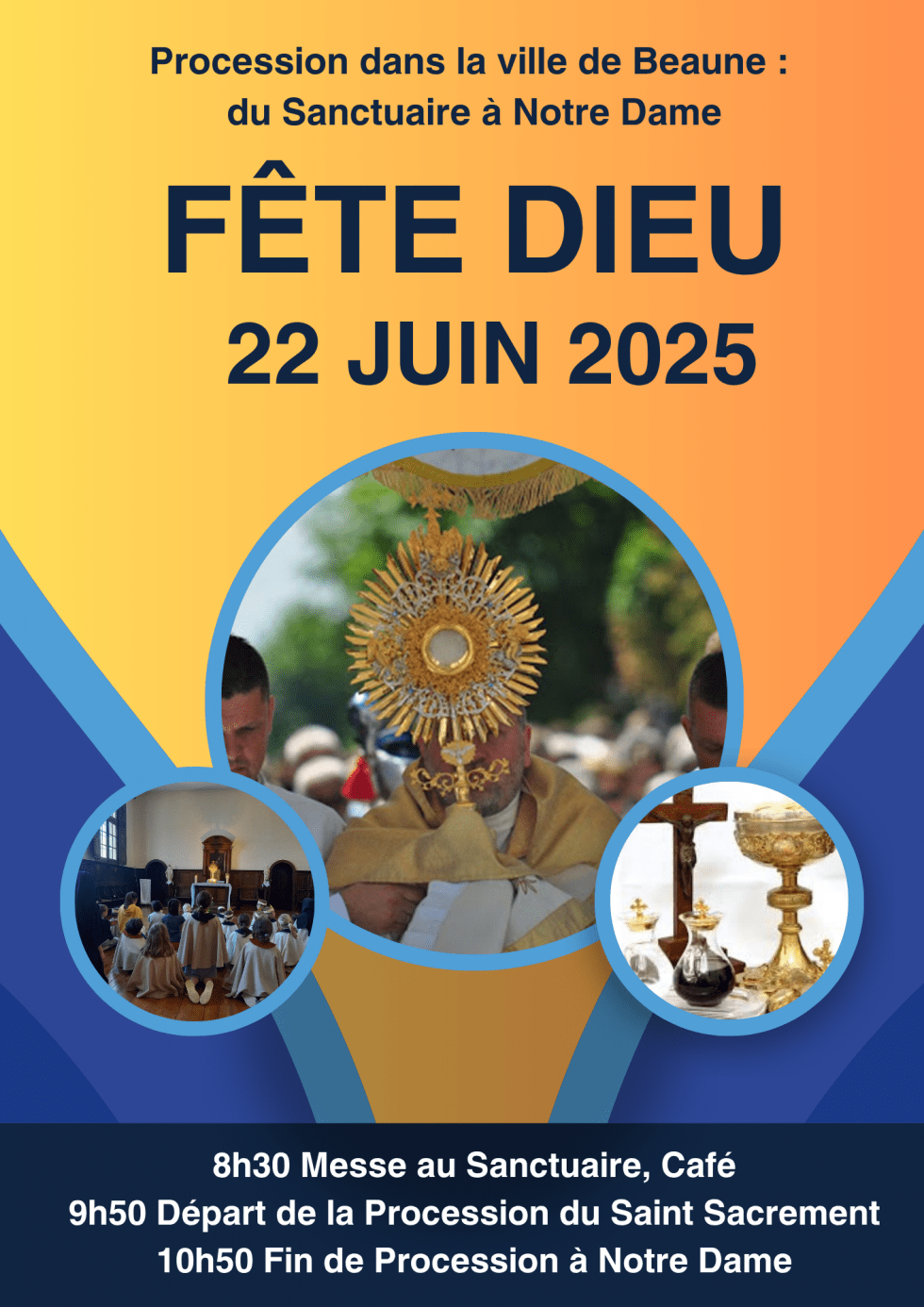 Procession de la Fête Dieu | Sanctuaire de l'Enfant-Jésus de Beaune